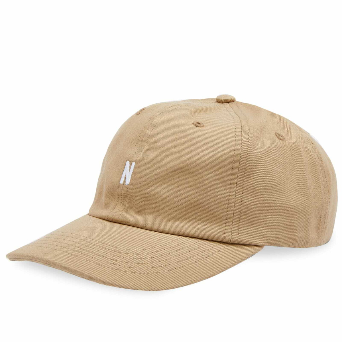 Norse Projects Men's Twill Sports Cap in Utility Khaki Norse Projects