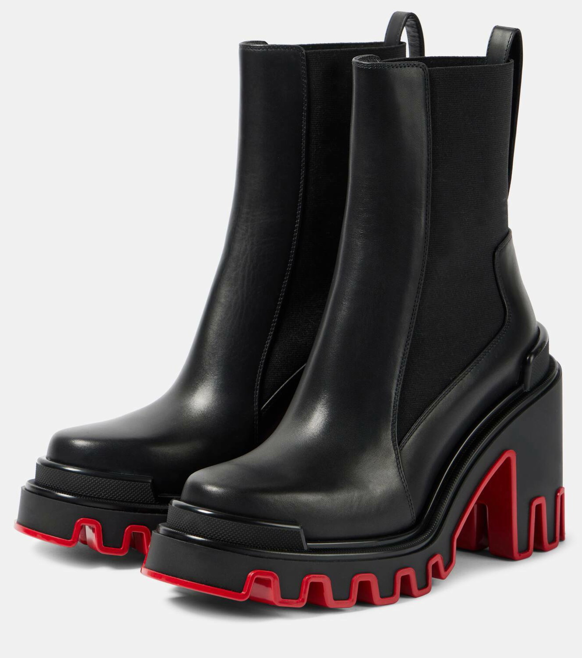 Christian Louboutin Marchacroche Duna 95 leather ankle boots Christian ...