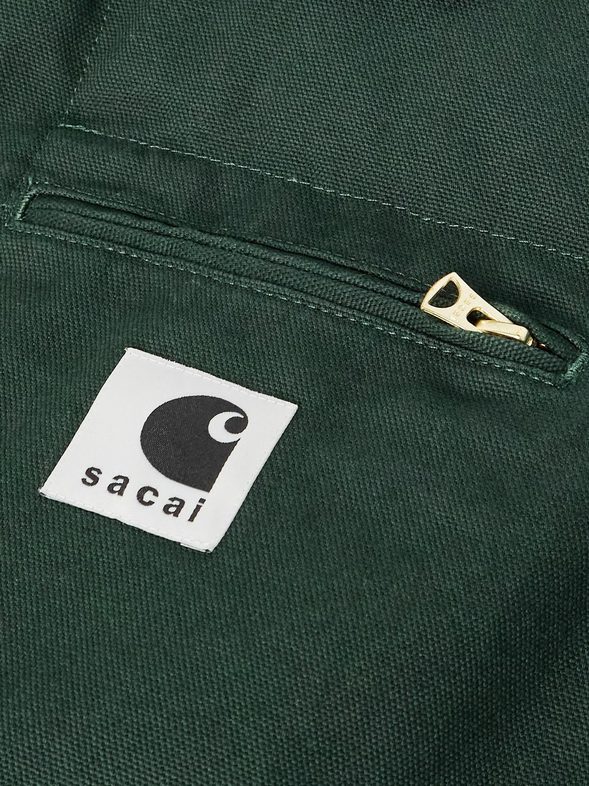 Sacai - Carhartt Logo-Appliquéd Shell and Corduroy-Trimmed Cotton ...