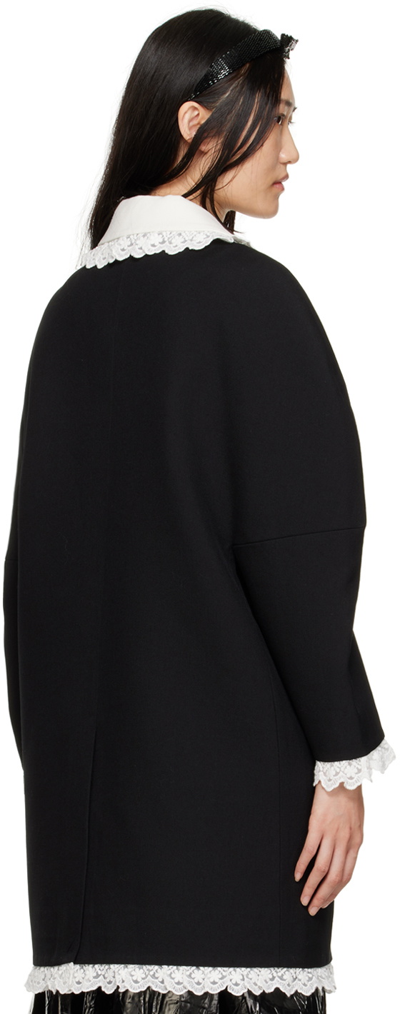 Shushu/Tong Black Round Sleeve Coat Shushu/Tong