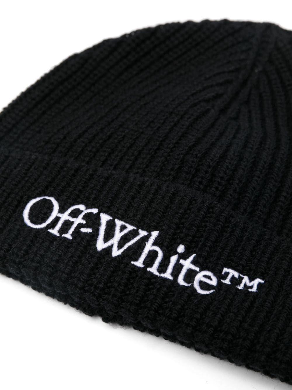 OFF-WHITE - Wool Logo Beanie Off-White