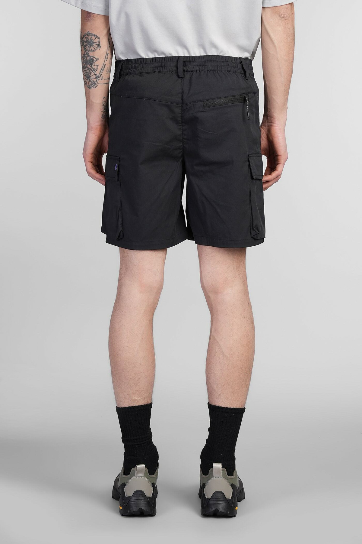 Alpha Industries Utility Cargo Short Shorts In Black Cotton Alpha ...