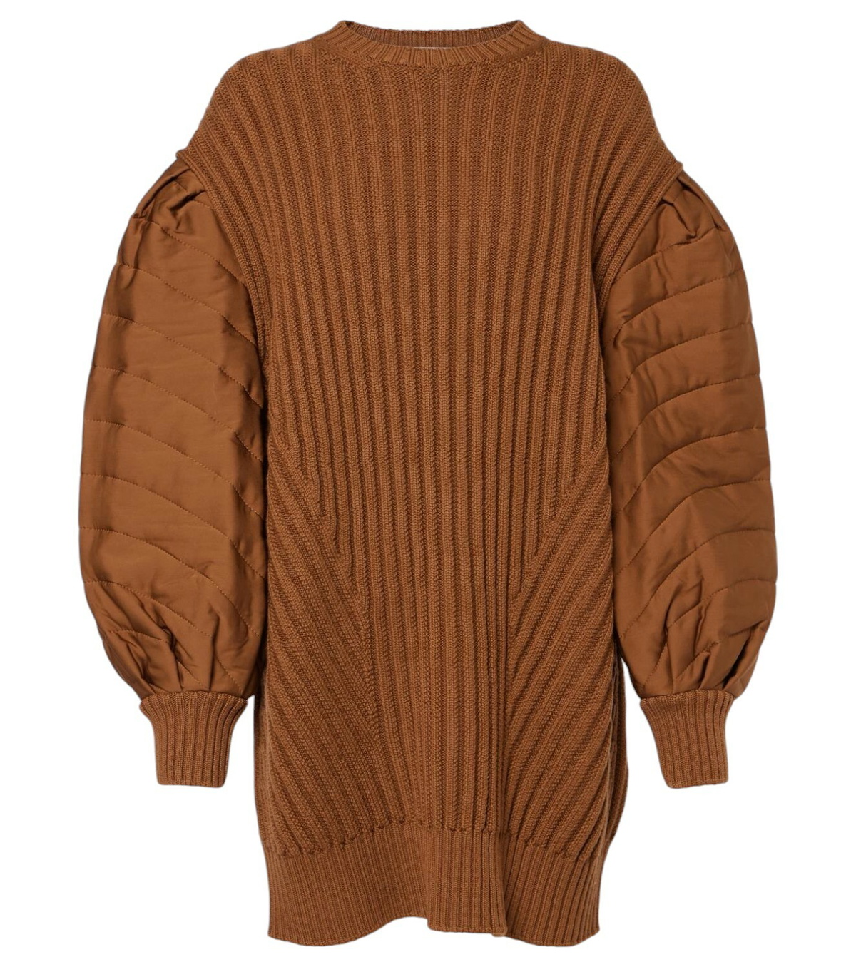 Max Mara Ottuso ribbed-knit virgin wool minidress Max Mara