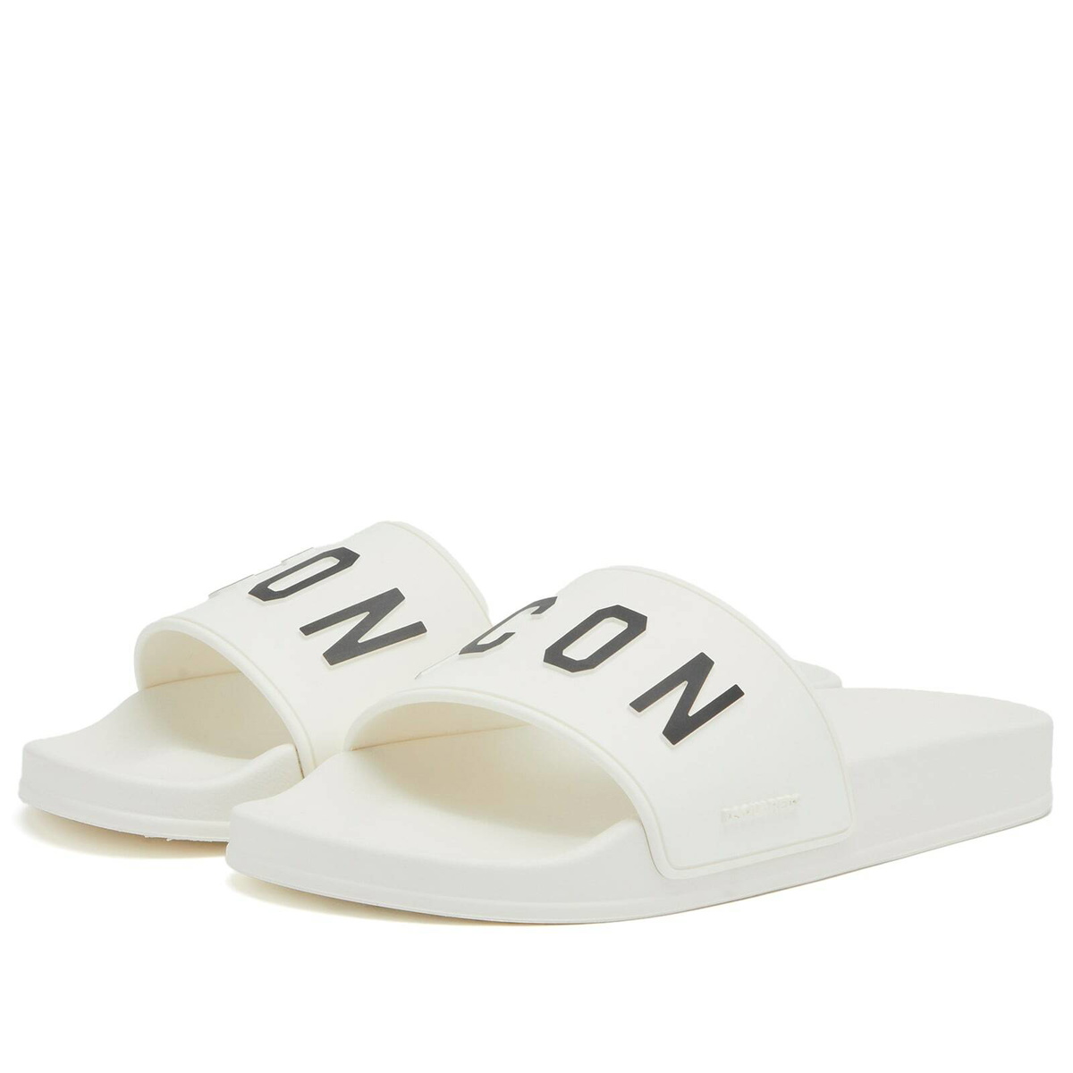 Dsquared2 Men's Icon Logo Slide in White Dsquared2