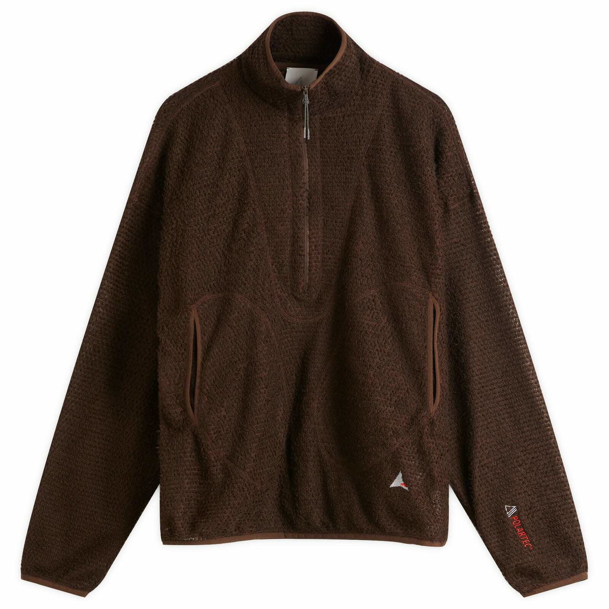 ROA Men's Alpha Direct Half Zip in Dark Brown ROA