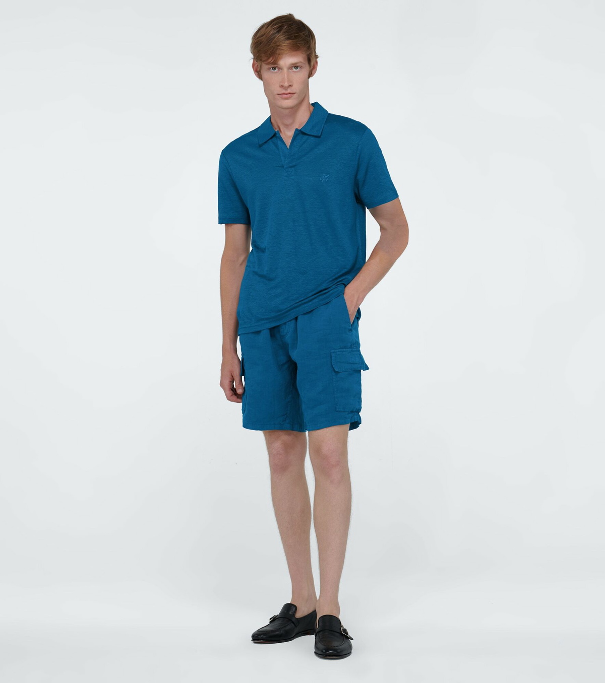 Vilebrequin - Pyramid linen polo shirt Vilebrequin