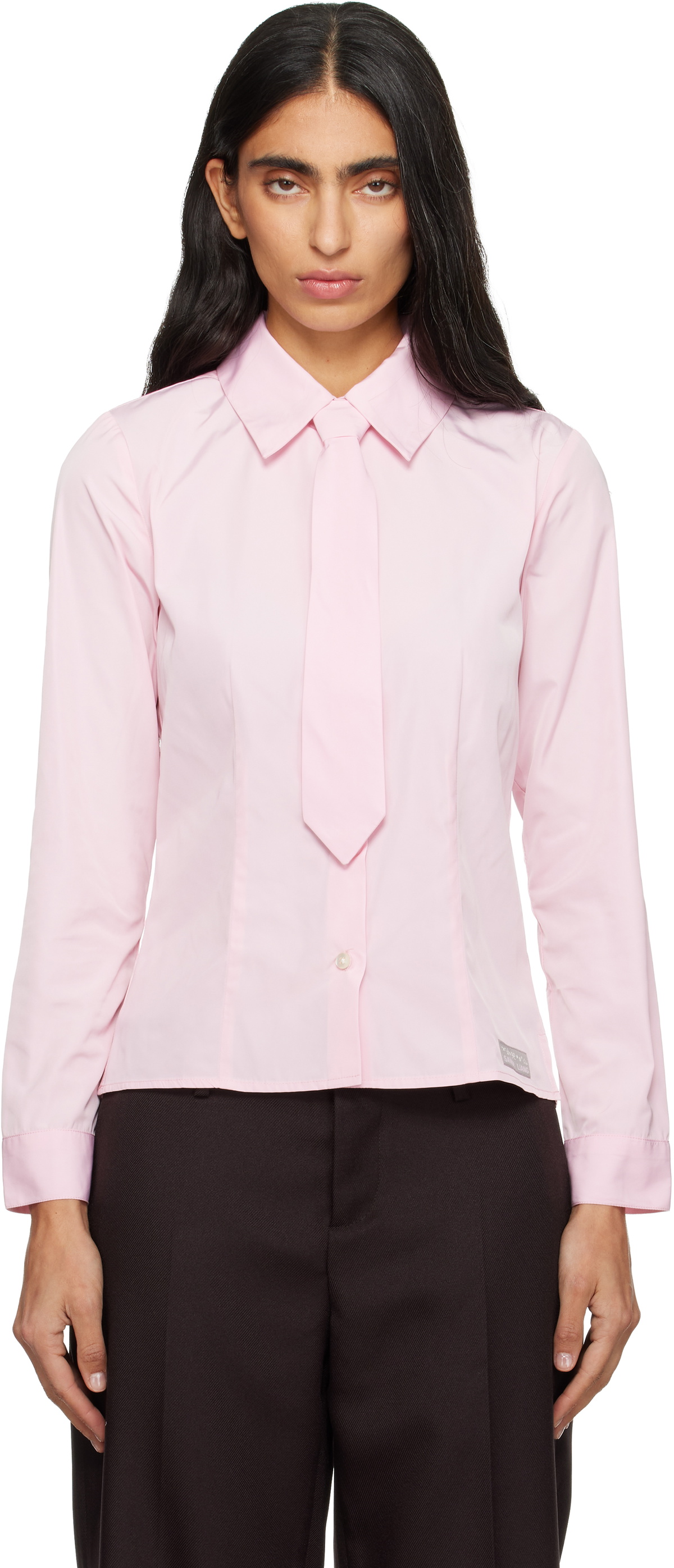 Sandy Liang Pink Levi Shirt Sandy Liang