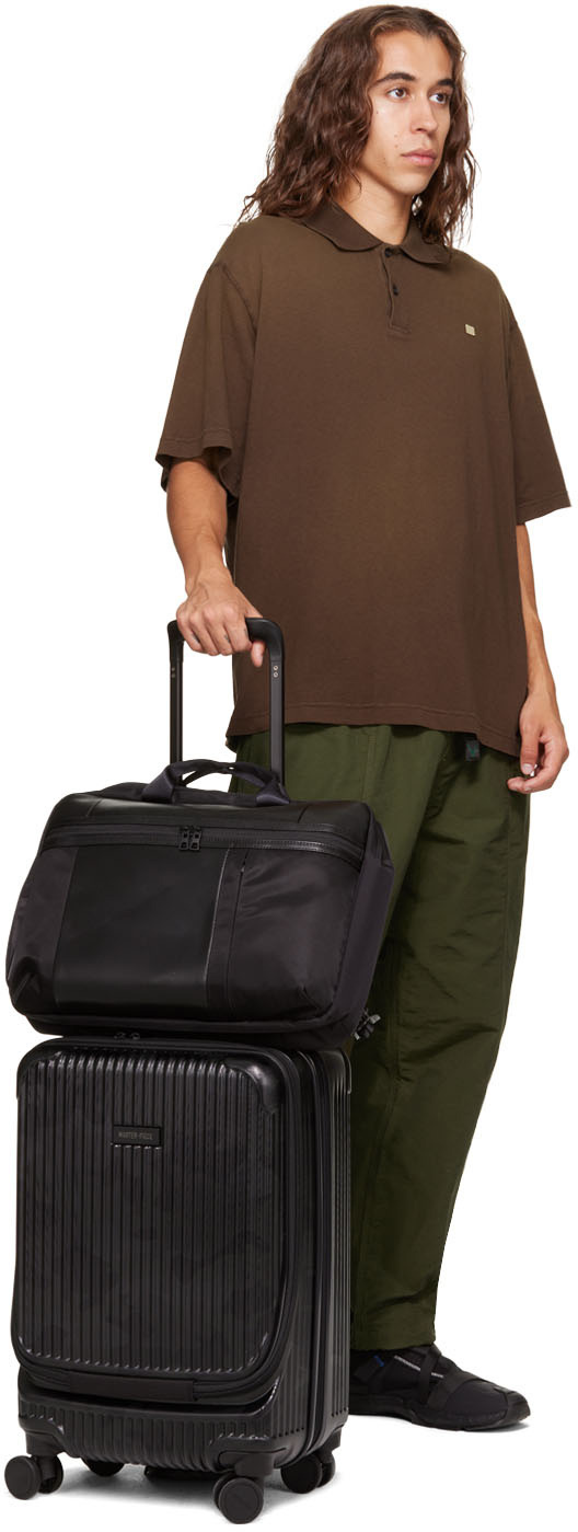 Master-Piece Co Black Trolley Suitcase Master-Piece Co