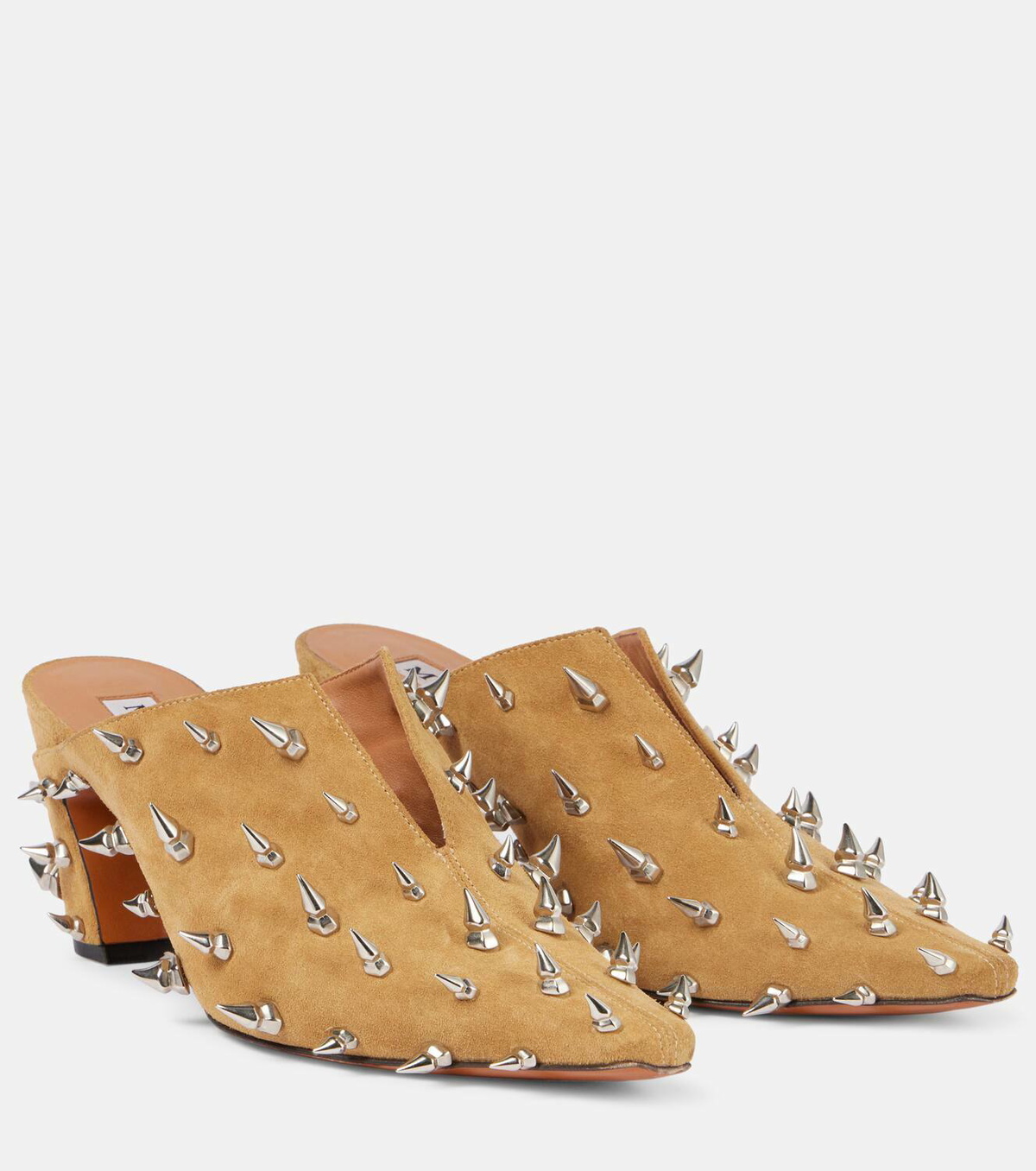Alexander McQueen Studded suede mules Alexander McQueen