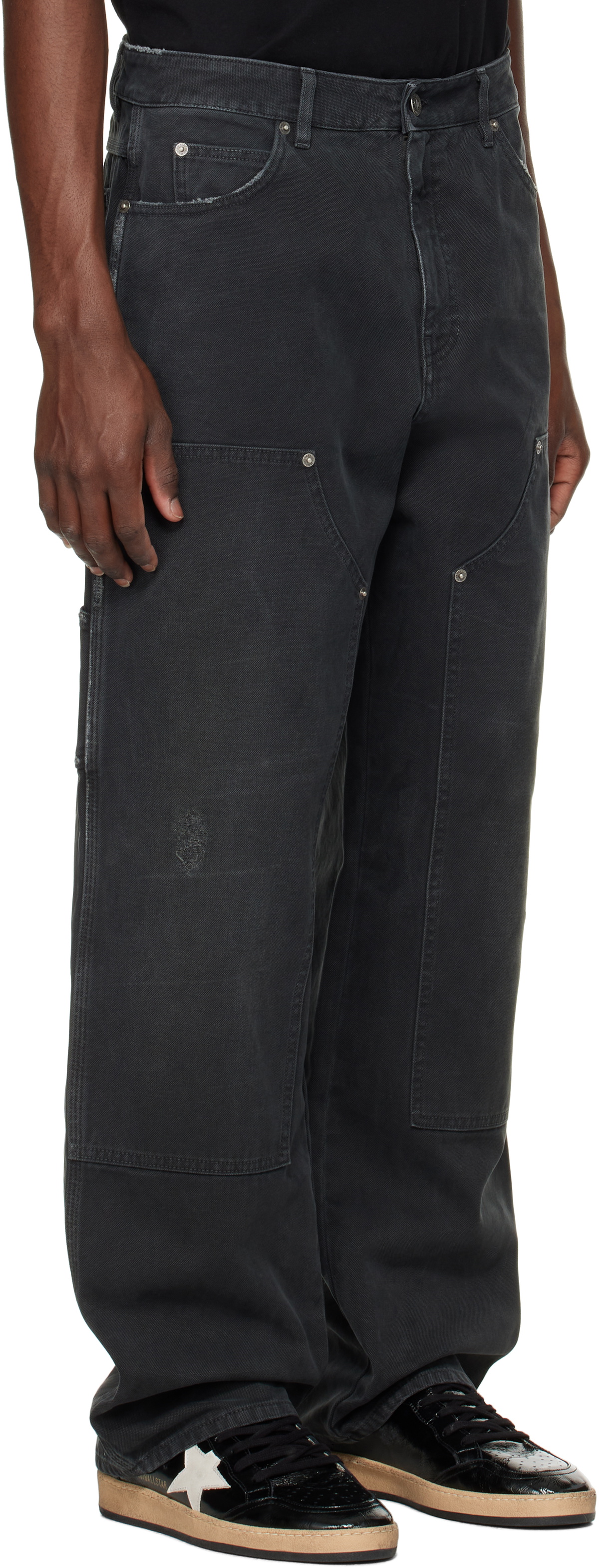 Golden Goose Black Distressed Jeans Golden Goose Deluxe Brand