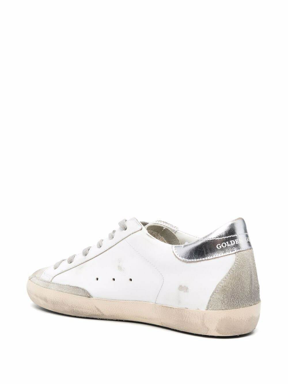 GOLDEN GOOSE - Super-star Leather Sneakers Golden Goose Deluxe Brand