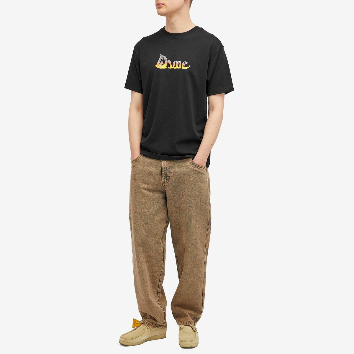 Dime Men's Classic Skynet T-Shirt in Black Dime