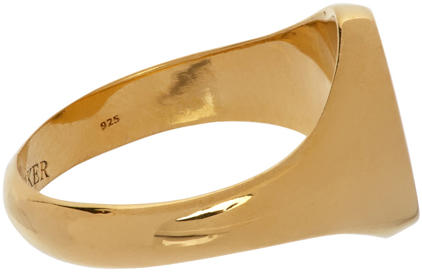 Ernest W. Baker Gold 'EWB' Signet Ring Ernest W. Baker
