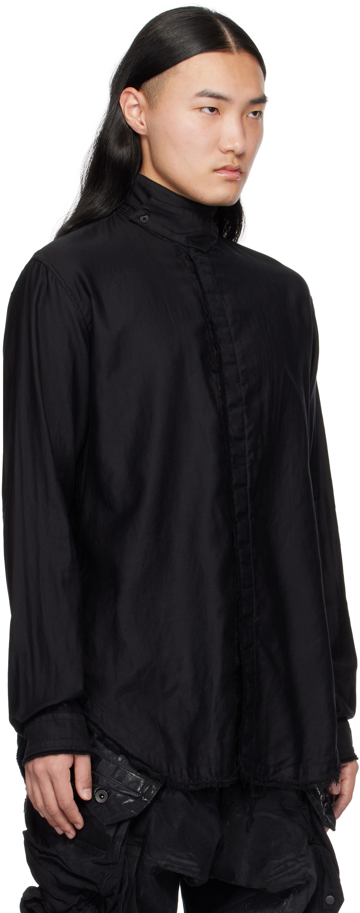 Julius Black Grunge Work Shirt Julius