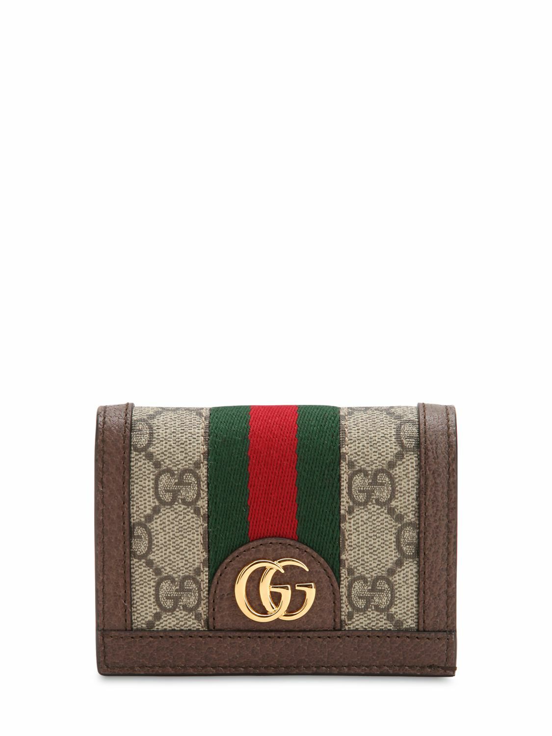 GUCCI - Ophidia Gg Supreme Compact Wallet Gucci