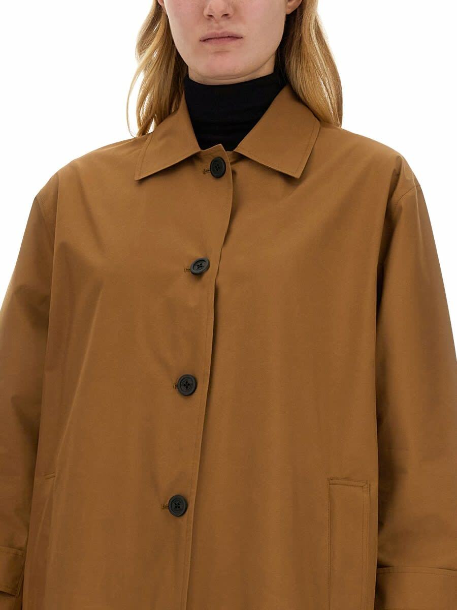 Herno Trench Coat With Buttons Herno