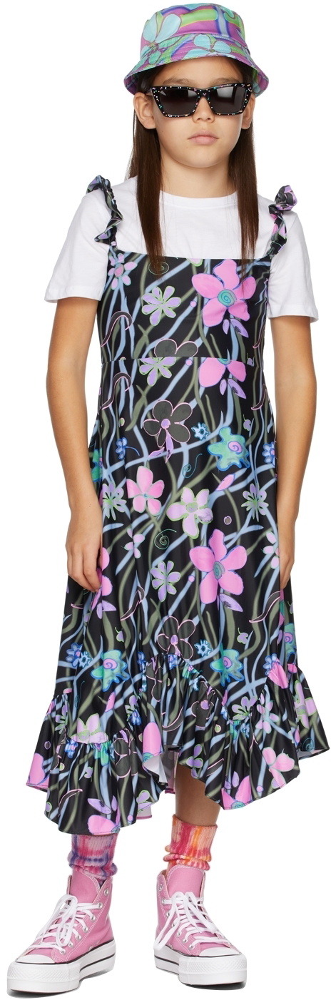 Collina Strada SSENSE Exclusive Kids Black Ruffle Market Dress Collina ...