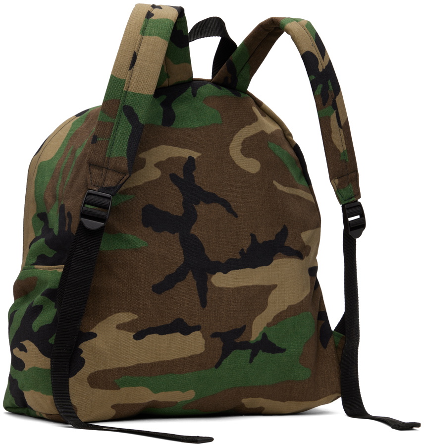 GREG ROSS Green & Brown GR Backpack Greg Ross