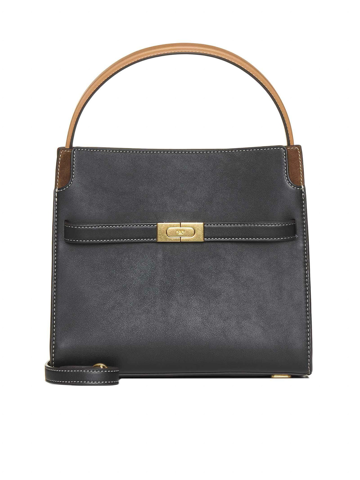 Tory Burch Double Lee Radziwill Leather Handbag Tory Burch