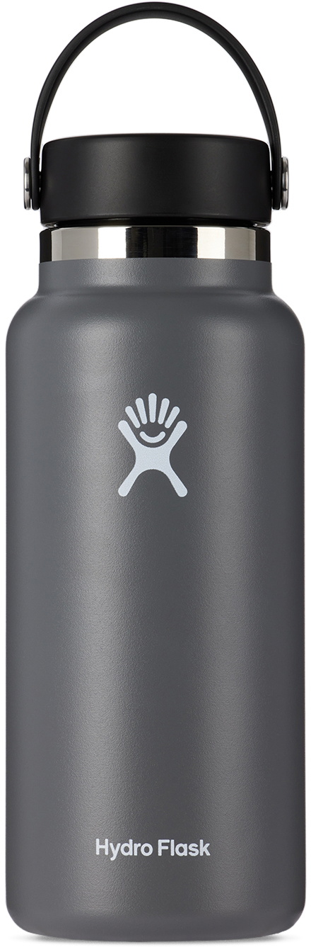 Hydro Flask Gray Wide Mouth Bottle, 32 oz Hydro Flask