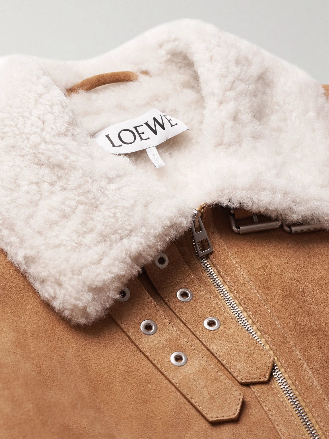 Loewe - Shearling Jacket - Brown Loewe