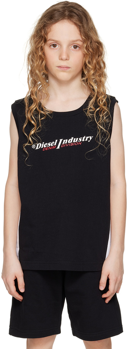 Diesel Kids Black Mtingo Tank Top Diesel