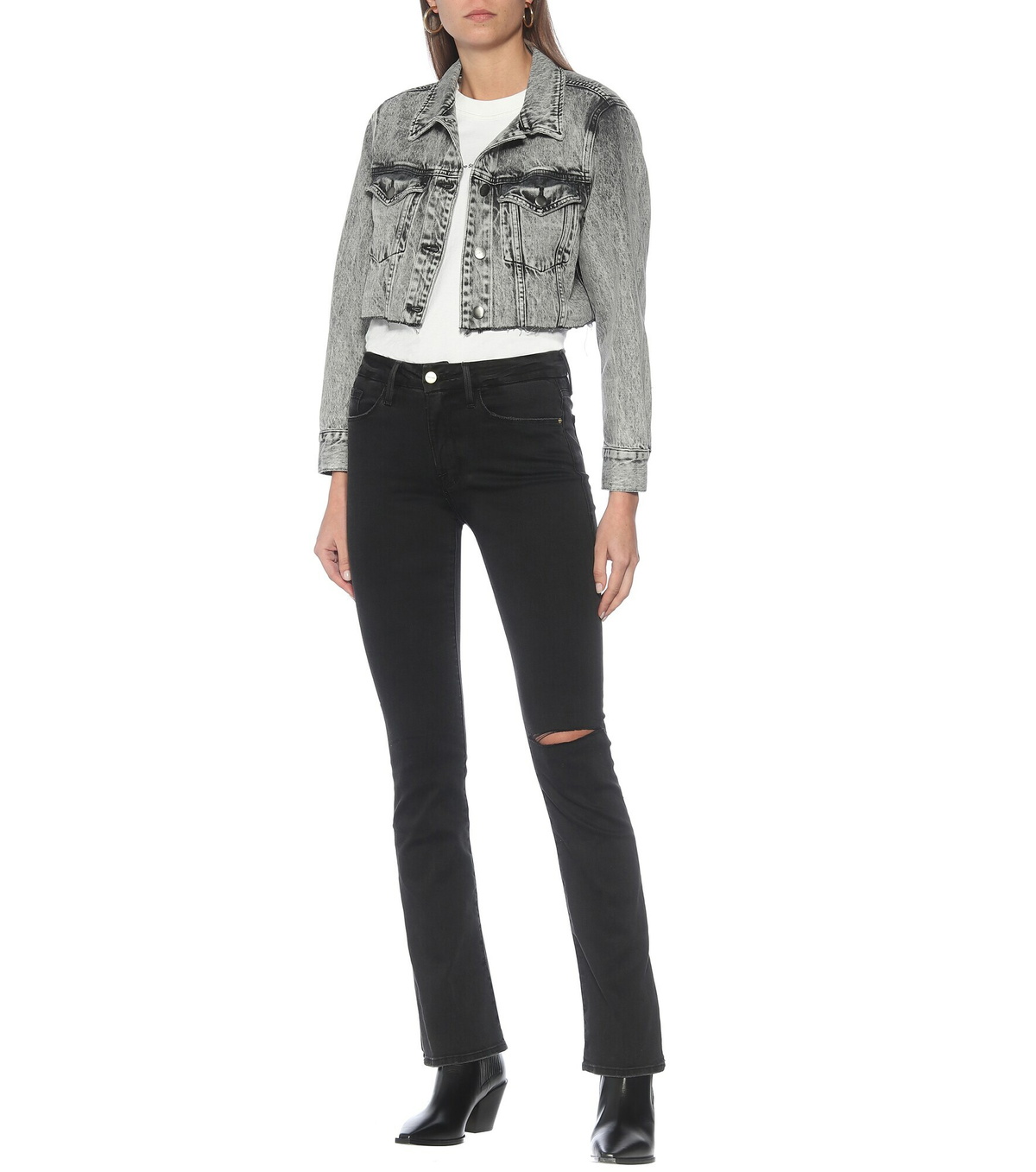 Frame - Le Mini Boot high-rise jeans Frame Denim