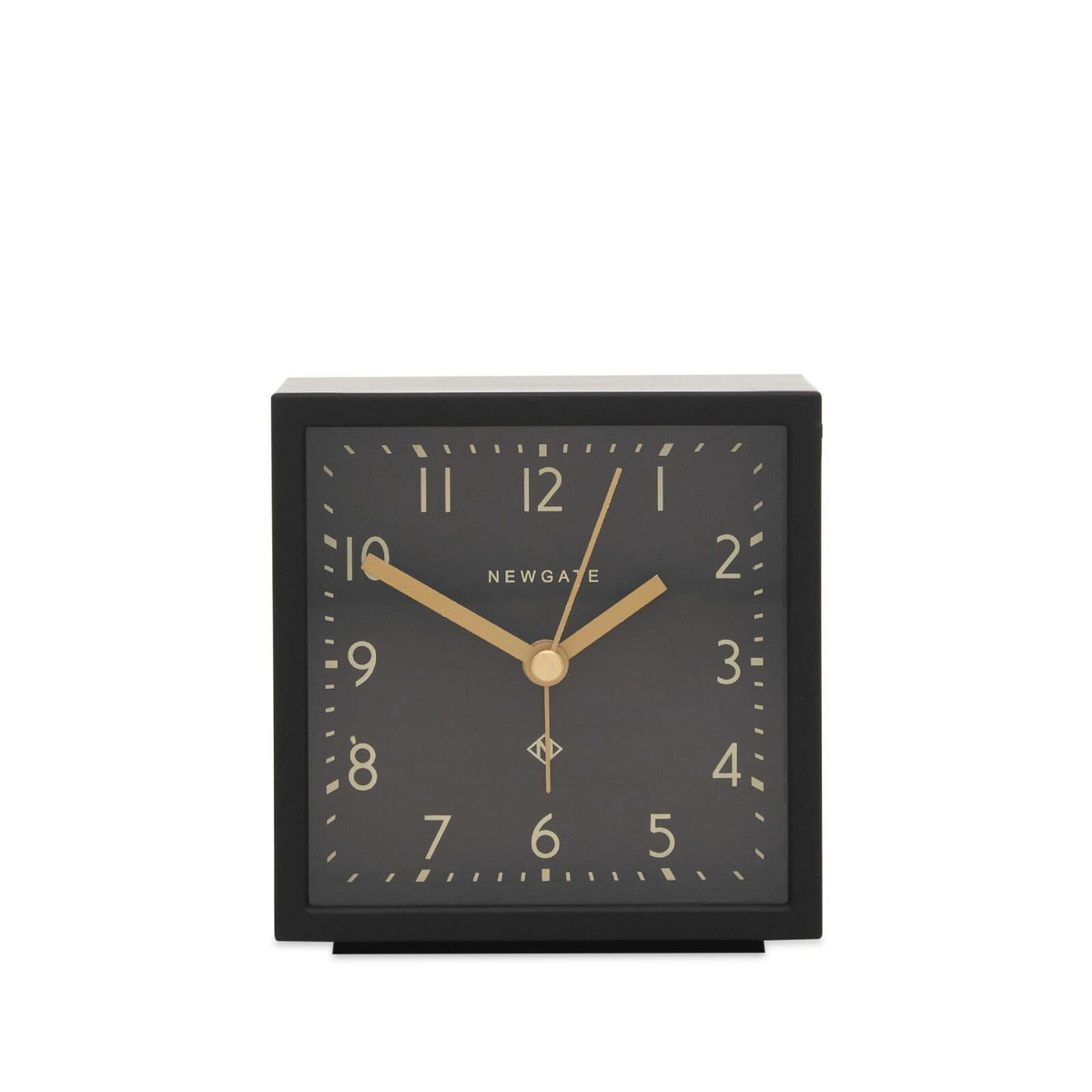 Newgate Clocks Equinox Cubic Alarm Clock in Black Newgate Clocks