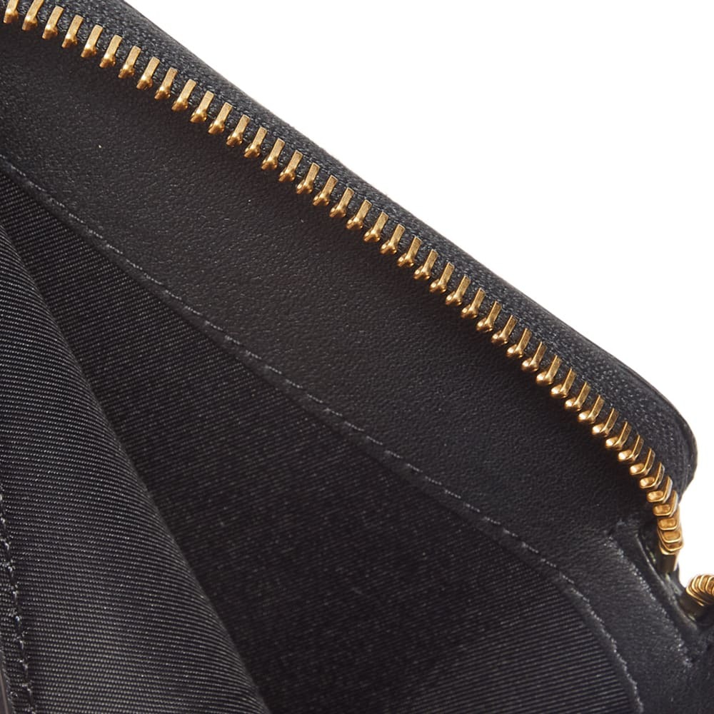 Versace Men's Medallion Zip Wallet in Black/Gold Versace