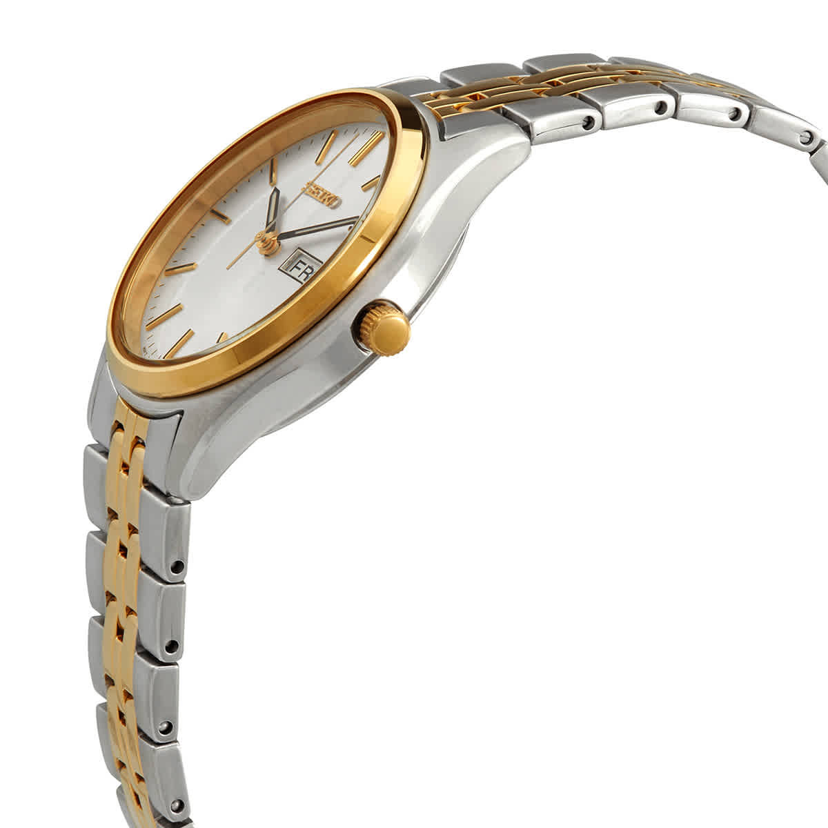 Seiko Essentials Quartz Silver Dial Mens Watch SUR430 Seiko