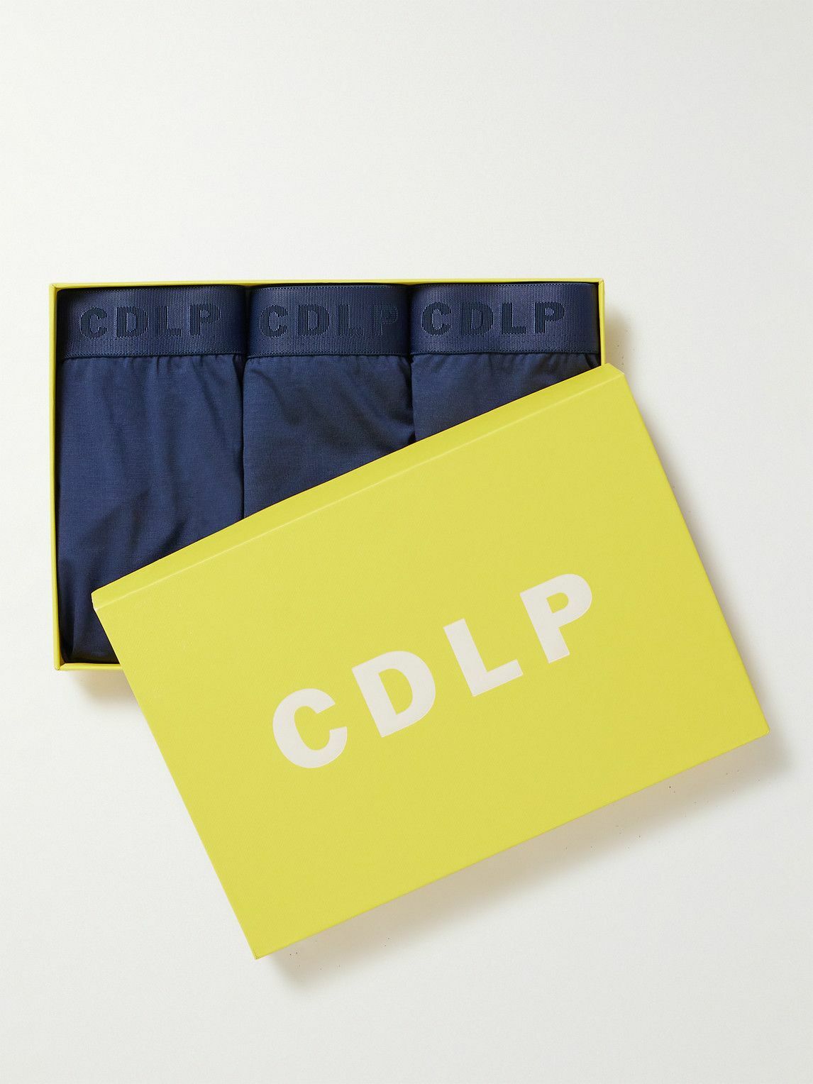 CDLP - Three-Pack Stretch-Lyocell Briefs - Blue CDLP