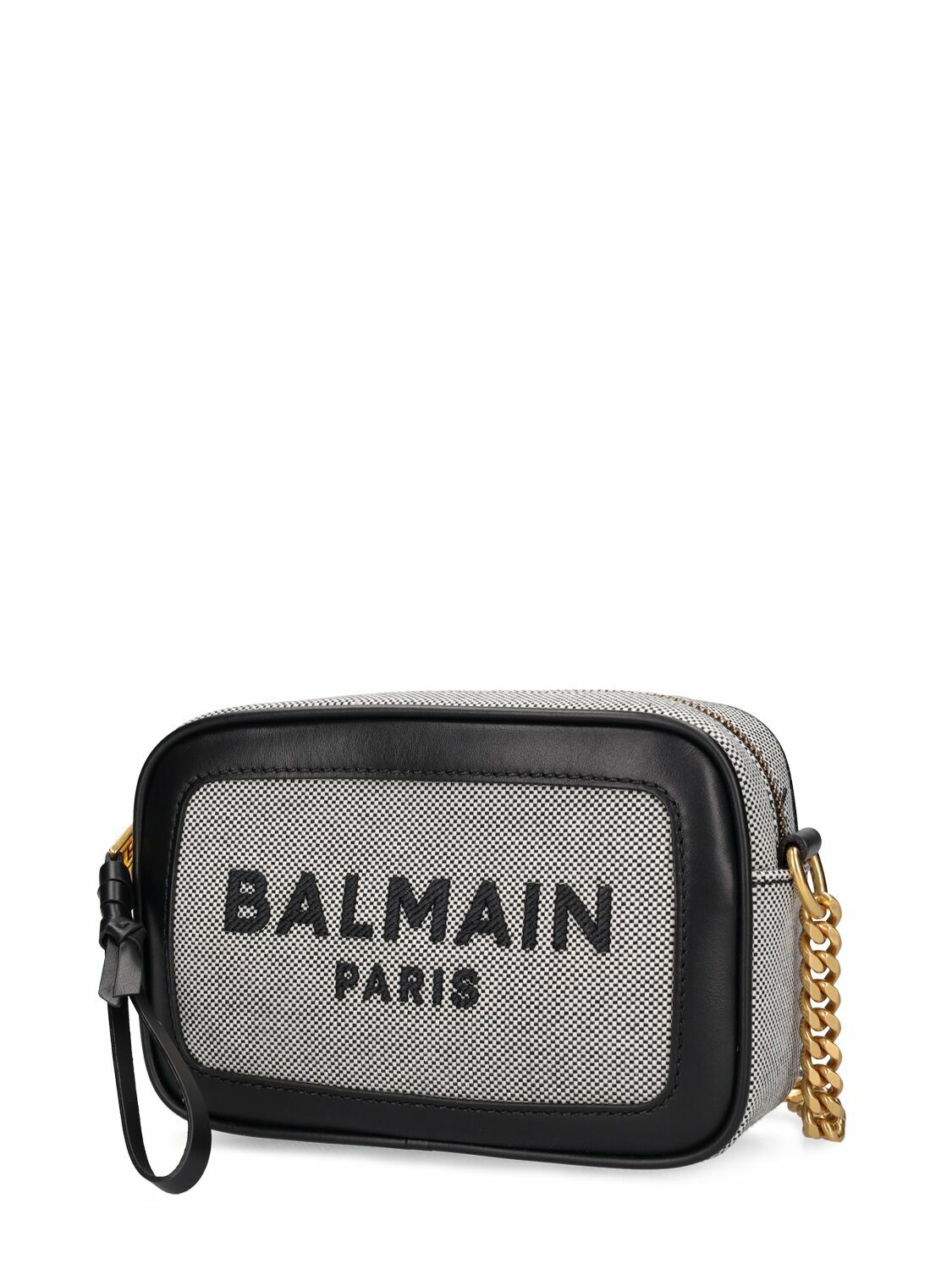 BALMAIN - B-army Logo Canvas Camera Bag Balmain