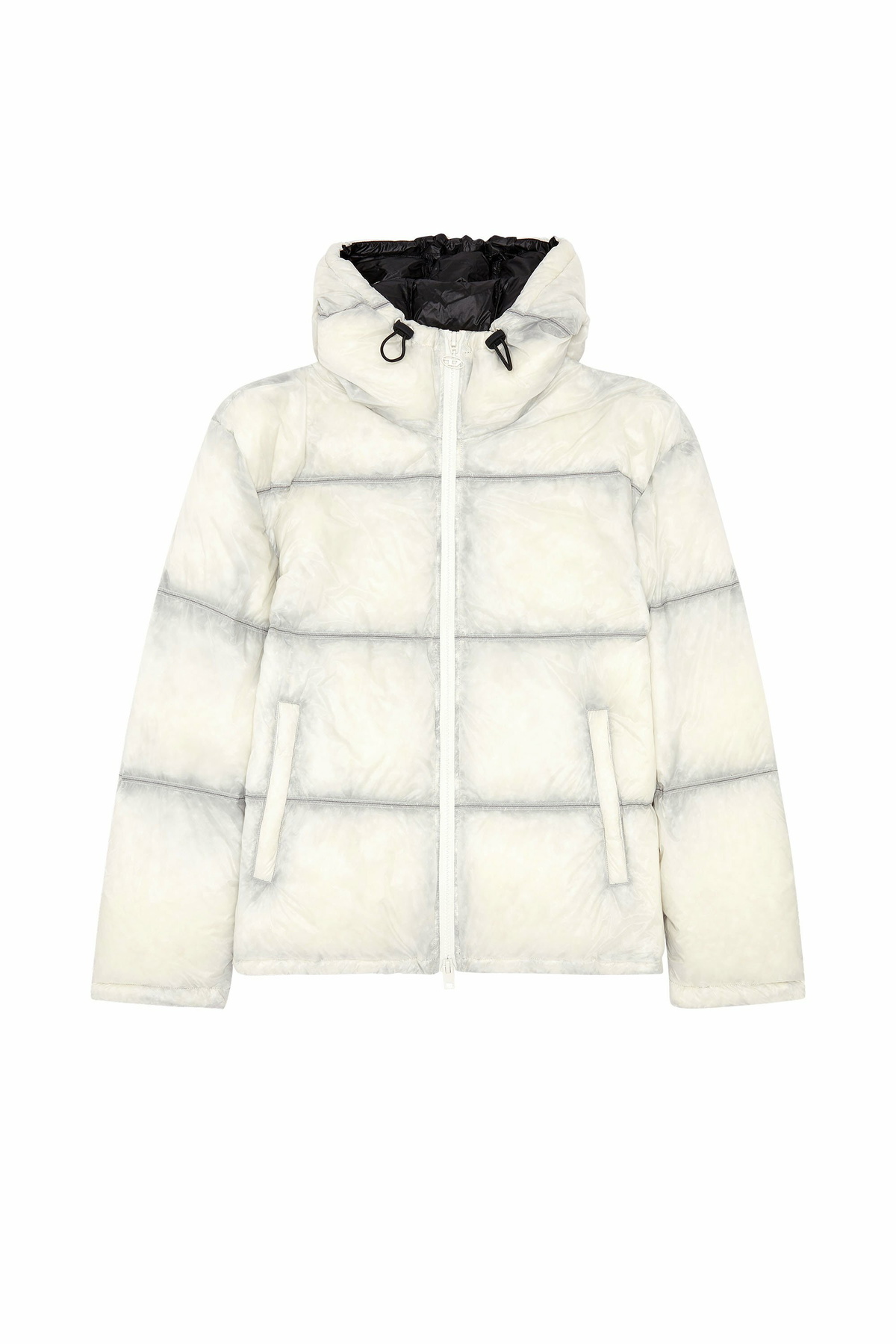 Diesel Hooded down jacket in sheer ripstop - Winter Jackets Mens in ...