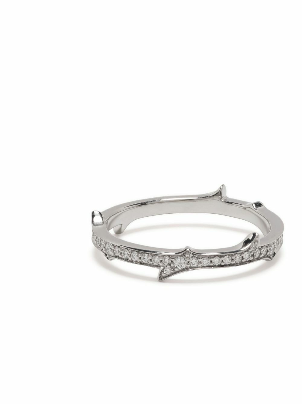Stephen Webster 18K White Gold Thorn Stem Diamond Ring Stephen Webster