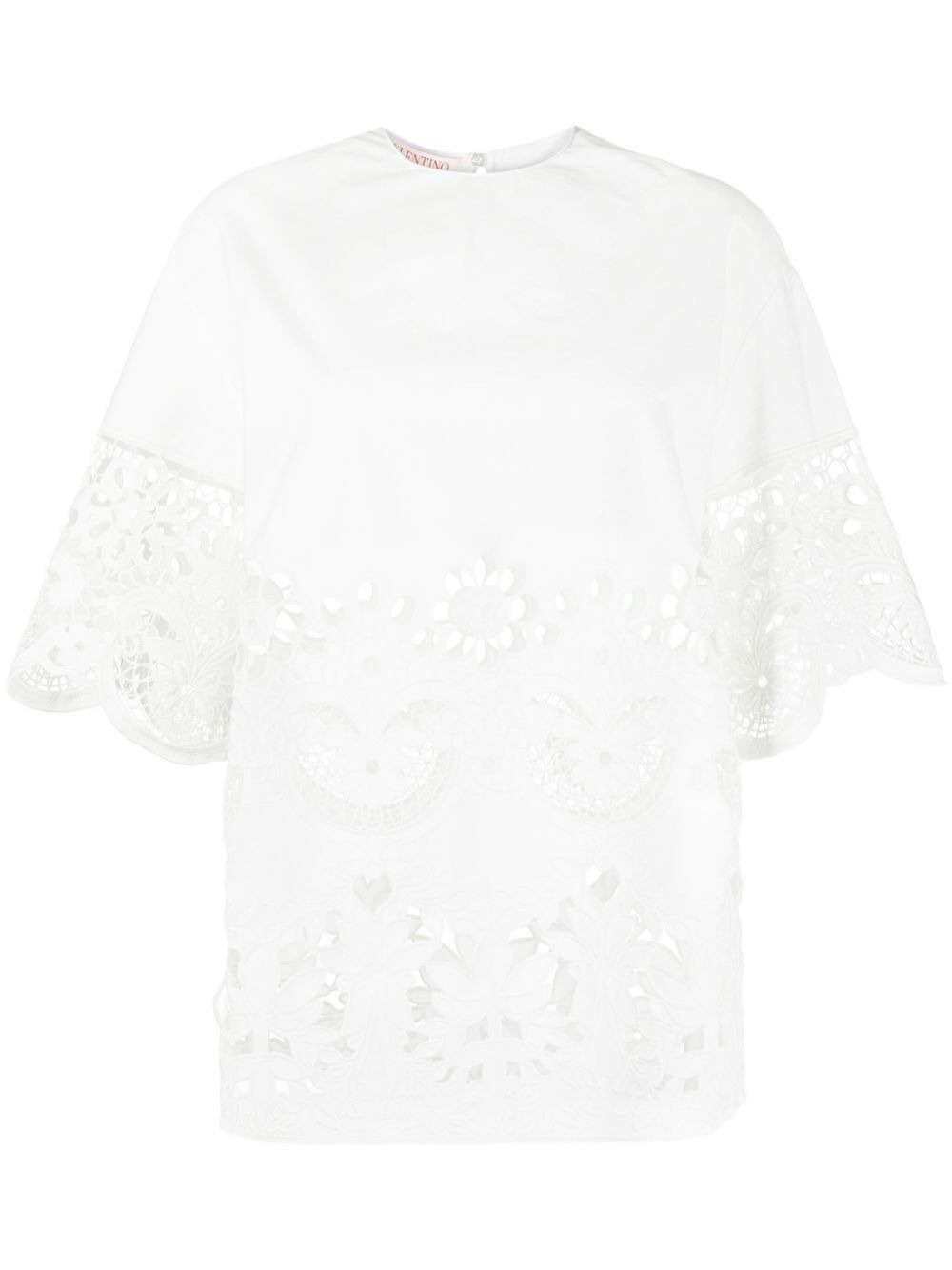 VALENTINO - Broderie Infinie Flower Top Valentino