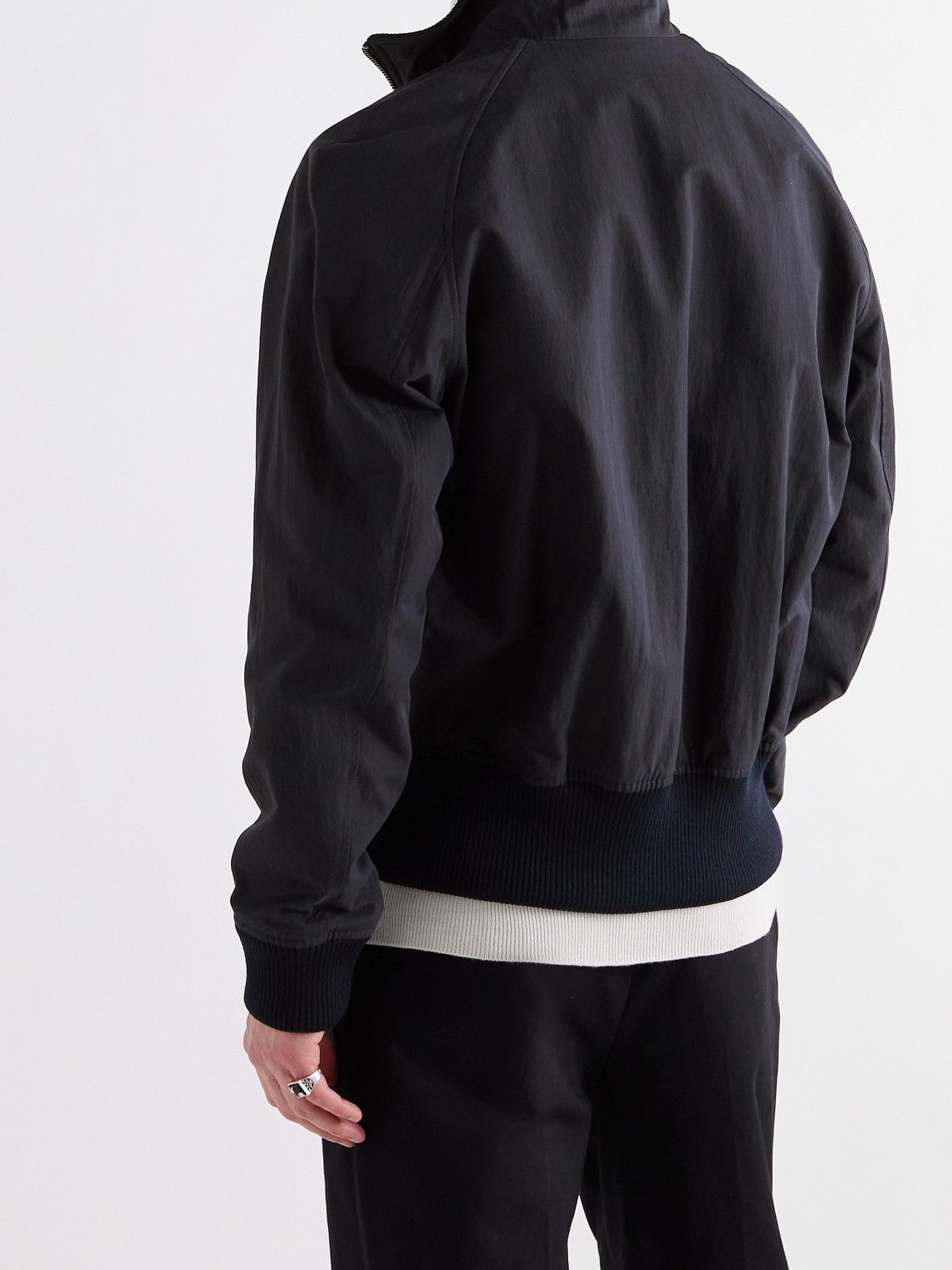 Studio Nicholson - Moburg Cotton-Blend Bomber Jacket - Blue Studio Nicholson