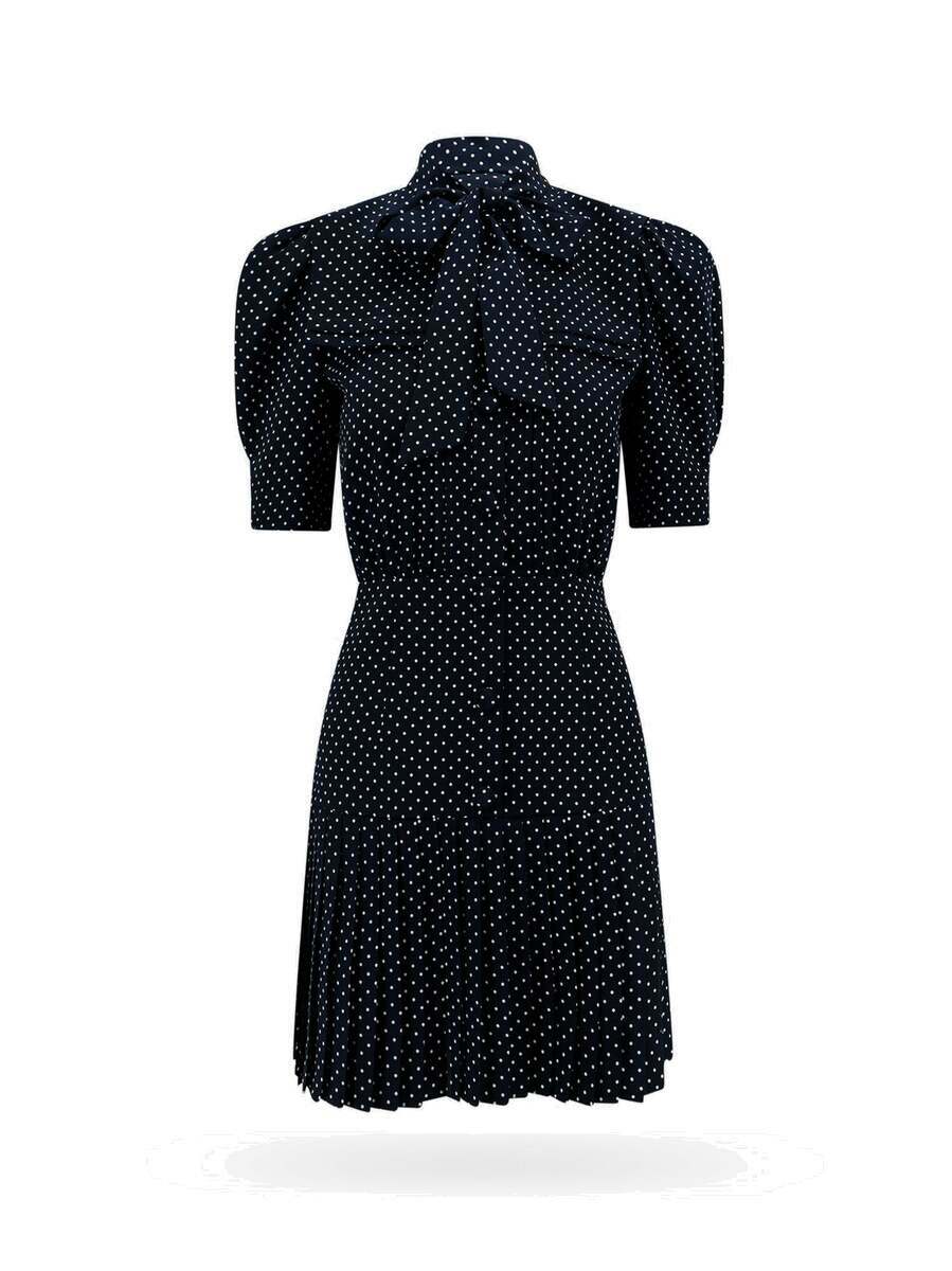 Alessandra Rich Dress Blue Womens Alessandra Rich