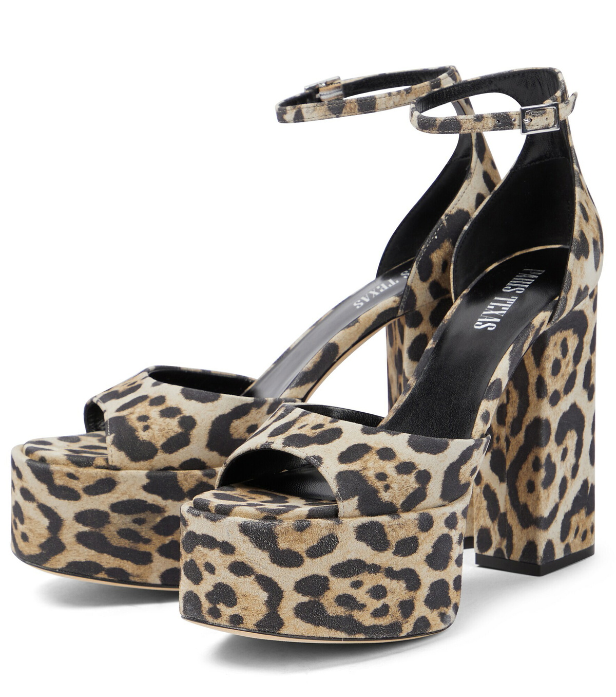 Paris Texas - Tatiana 130 cheetah-print suede sandals Paris Texas