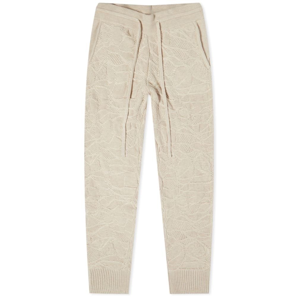 Twenty Crossover Netting Sweater Knit Sweat Pant Twenty