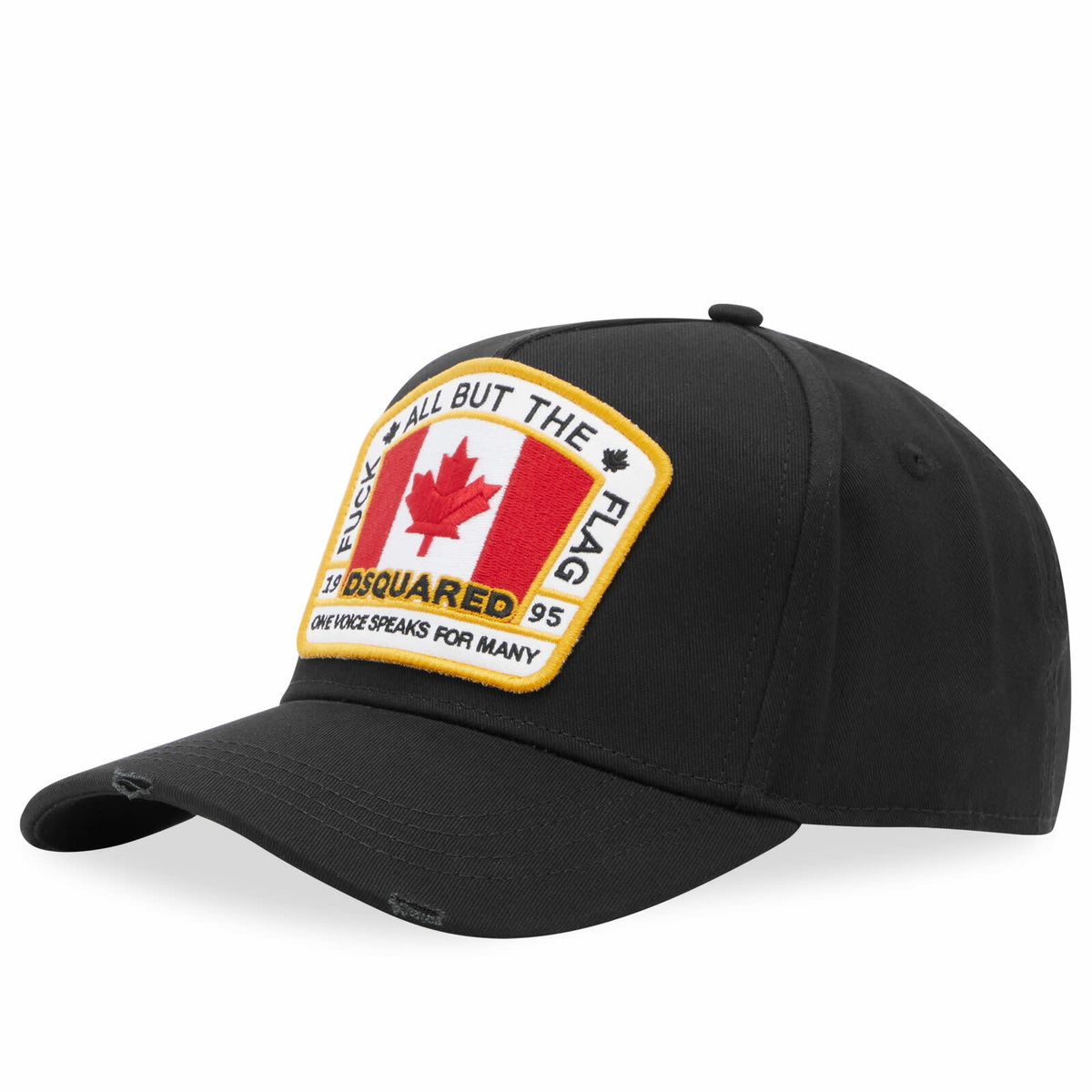 Dsquared2 Men's Canadian Flag Baseball Cap in Black Dsquared2