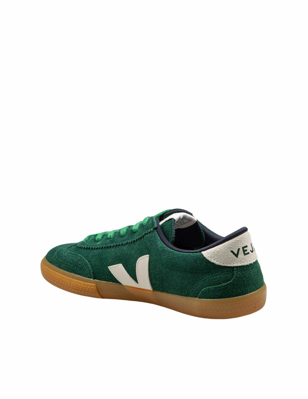 Veja Volley Sneakers In Suede Color Green VEJA