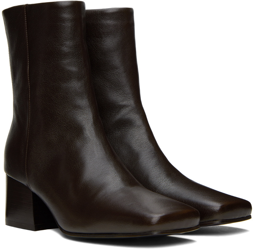LEMAIRE Brown Soft 55 Boots Lemaire