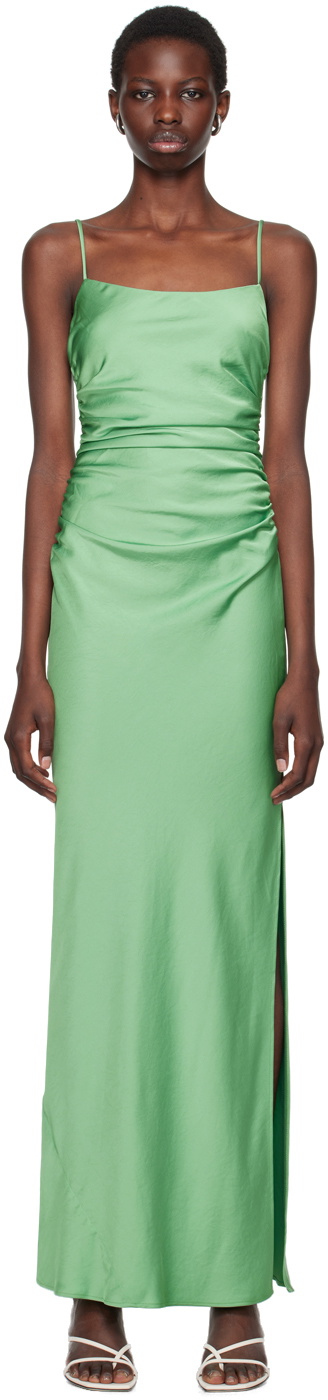 BEC + BRIDGE Green Emilia Scoop Neck Maxi Dress BEC + BRIDGE