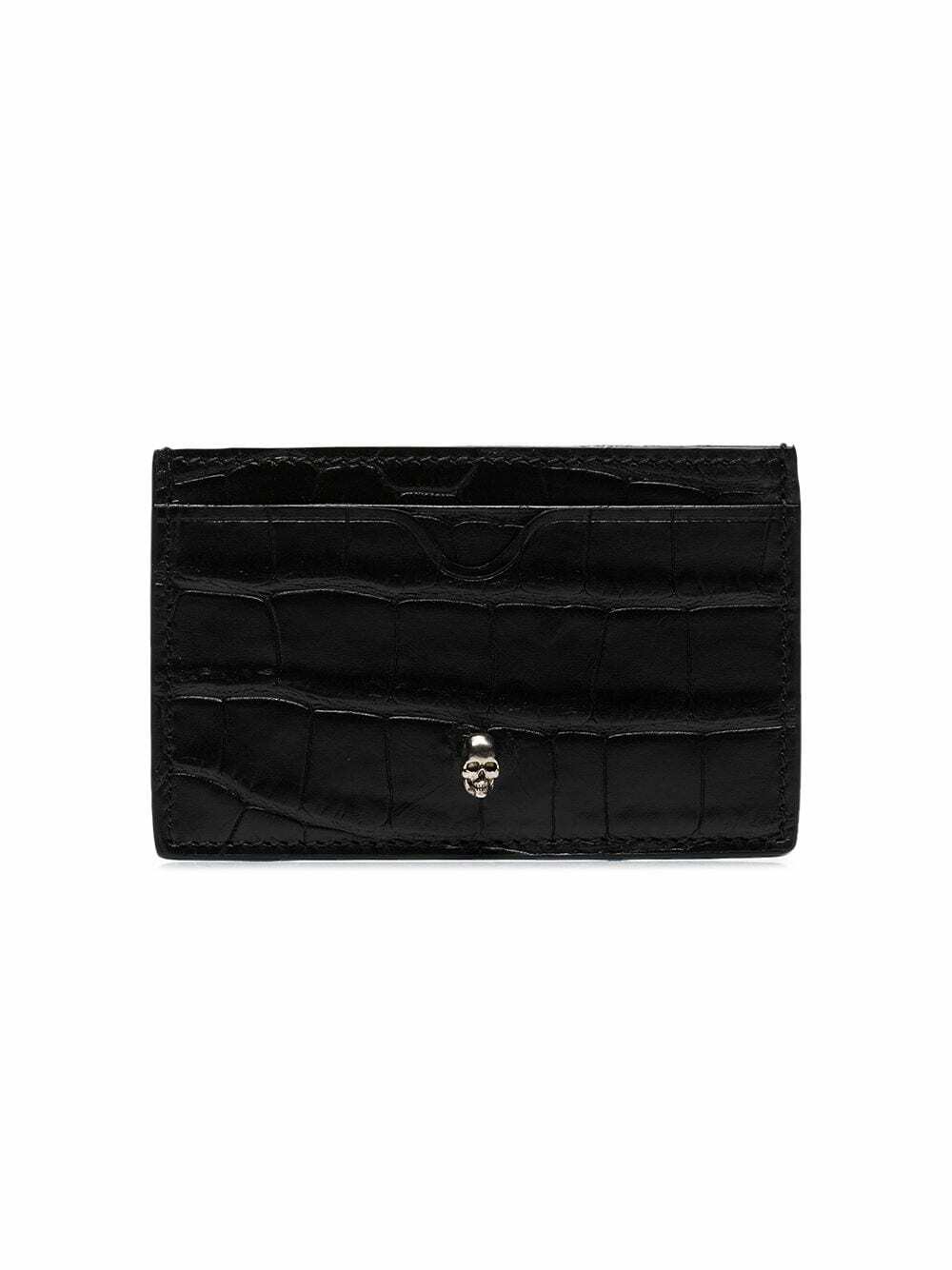 ALEXANDER MCQUEEN - Logo Leather Credit Card Case Alexander McQueen