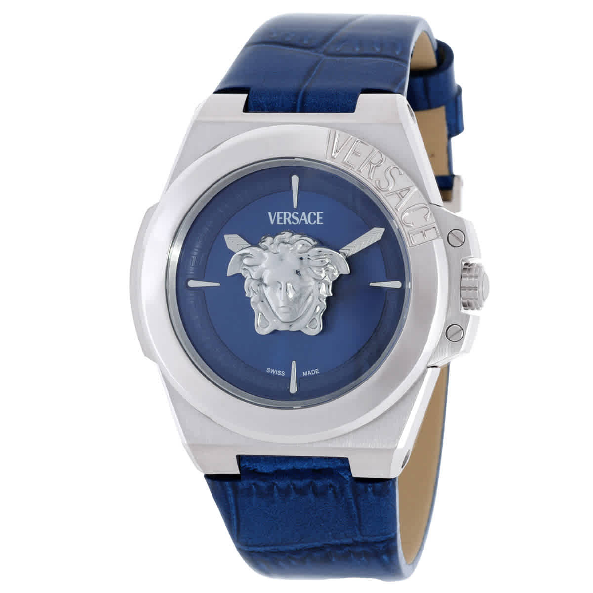 Versace Hera Quartz Blue Dial Ladies Watch VE8D00124 Versace