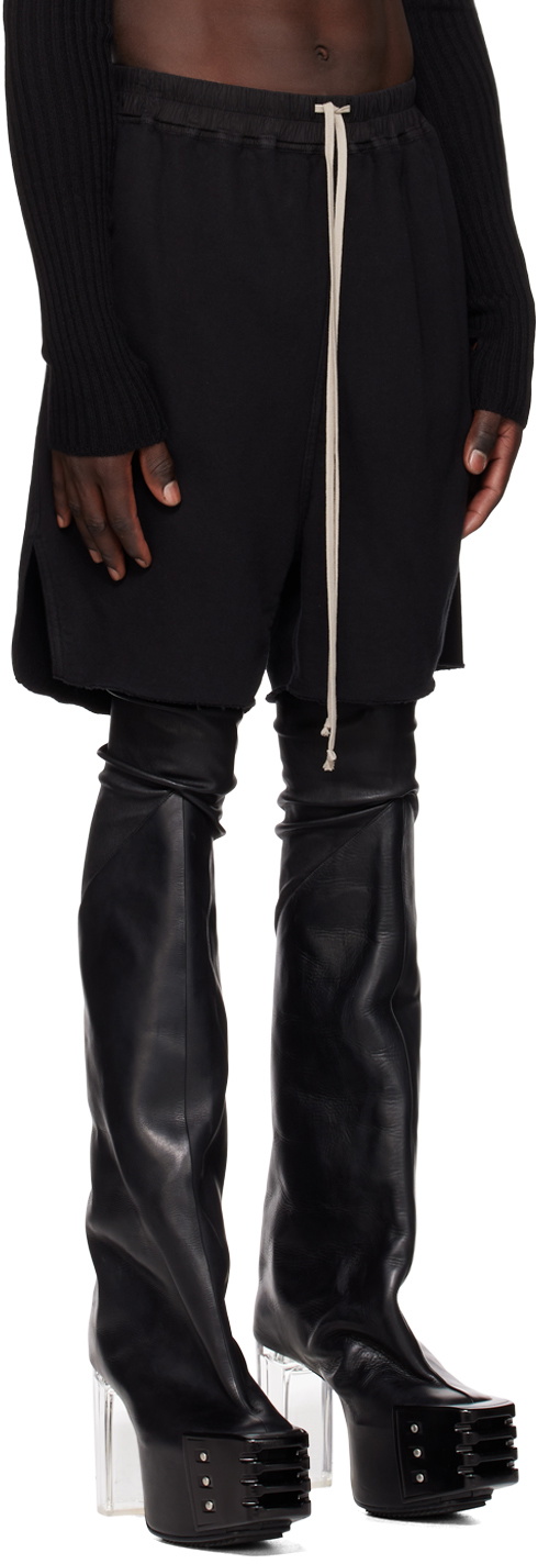 Rick Owens Black Boxer Shorts Rick Owens