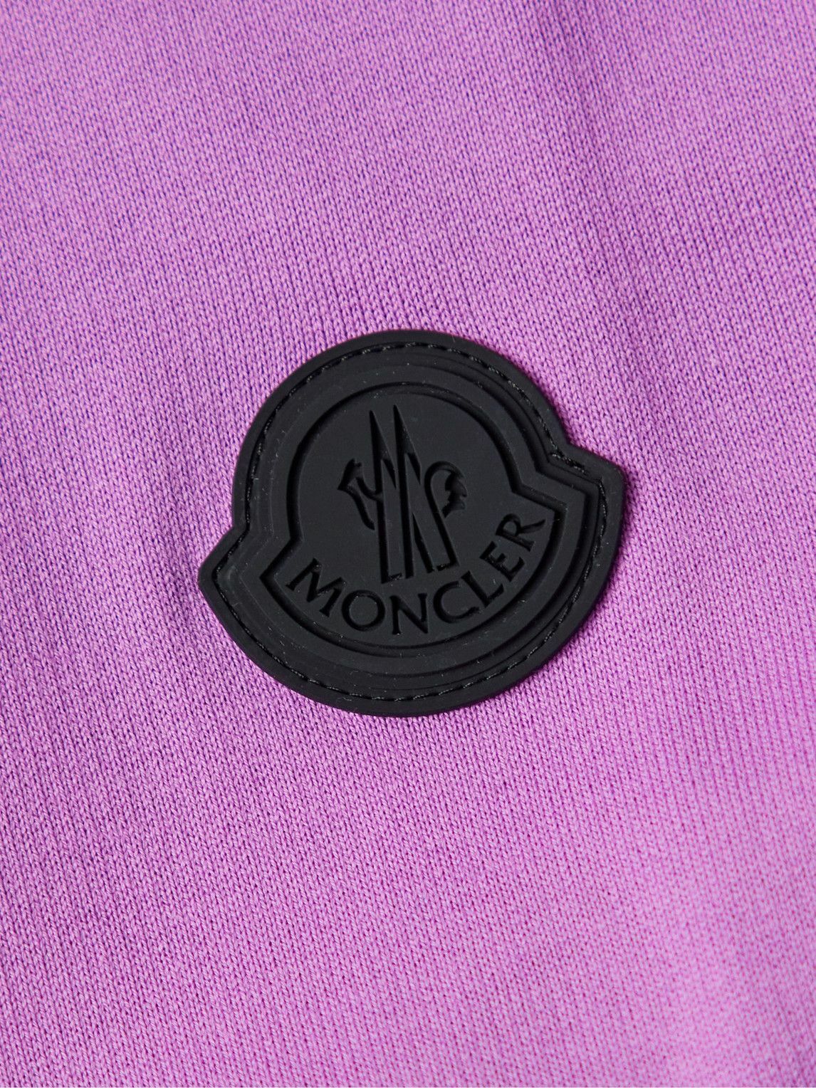 Moncler - Logo-Print Cotton-Jersey Sweatshirt - Pink Moncler