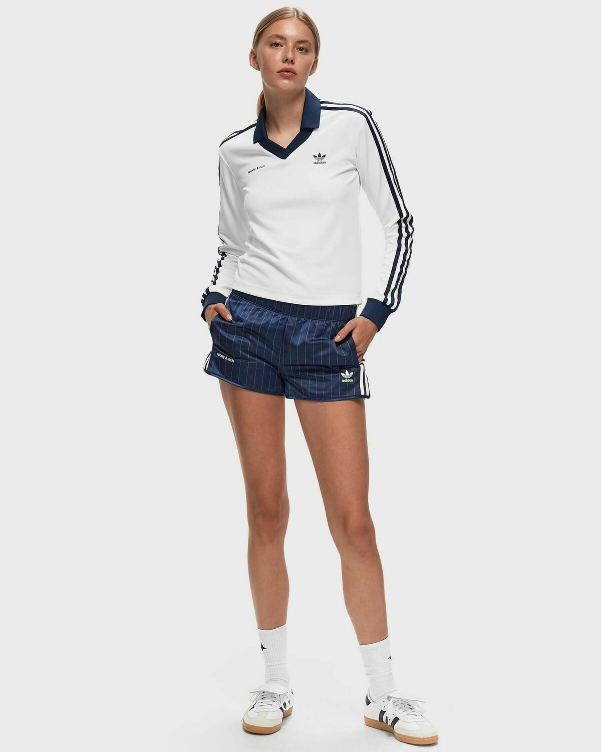 Adidas X Sporty & Rich Soccer Jersey White - Womens - Longsleeves adidas