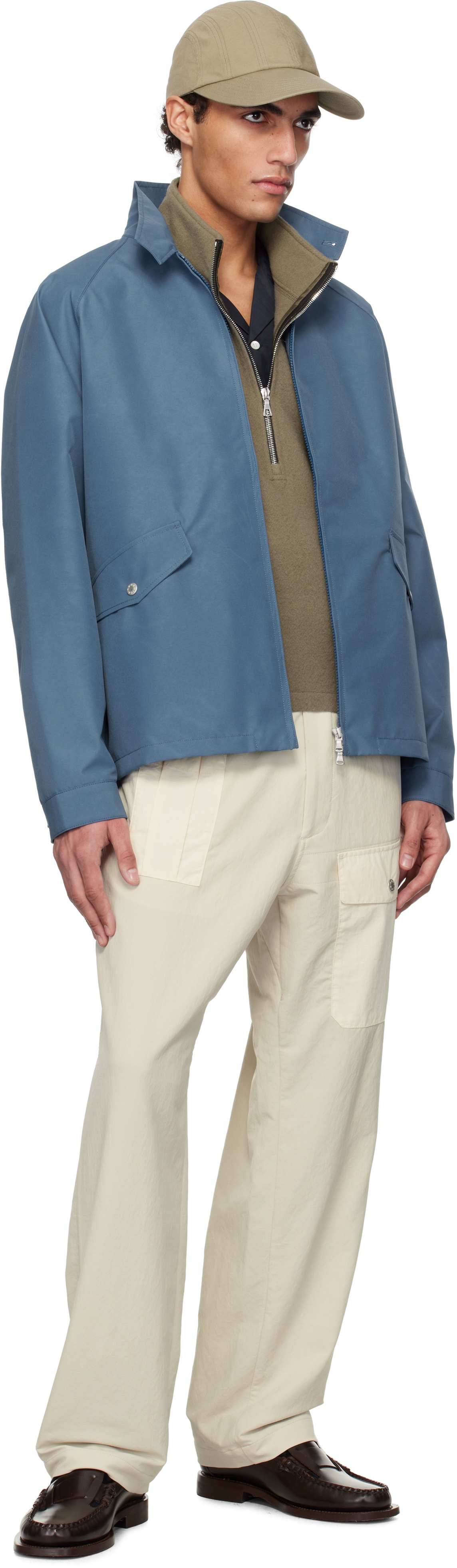 nanamica Blue 2L GORE-TEX Crew Jacket Nanamica