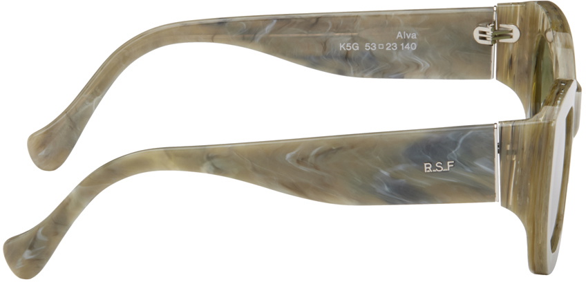 RETROSUPERFUTURE Green Alva Sunglasses RETROSUPERFUTURE